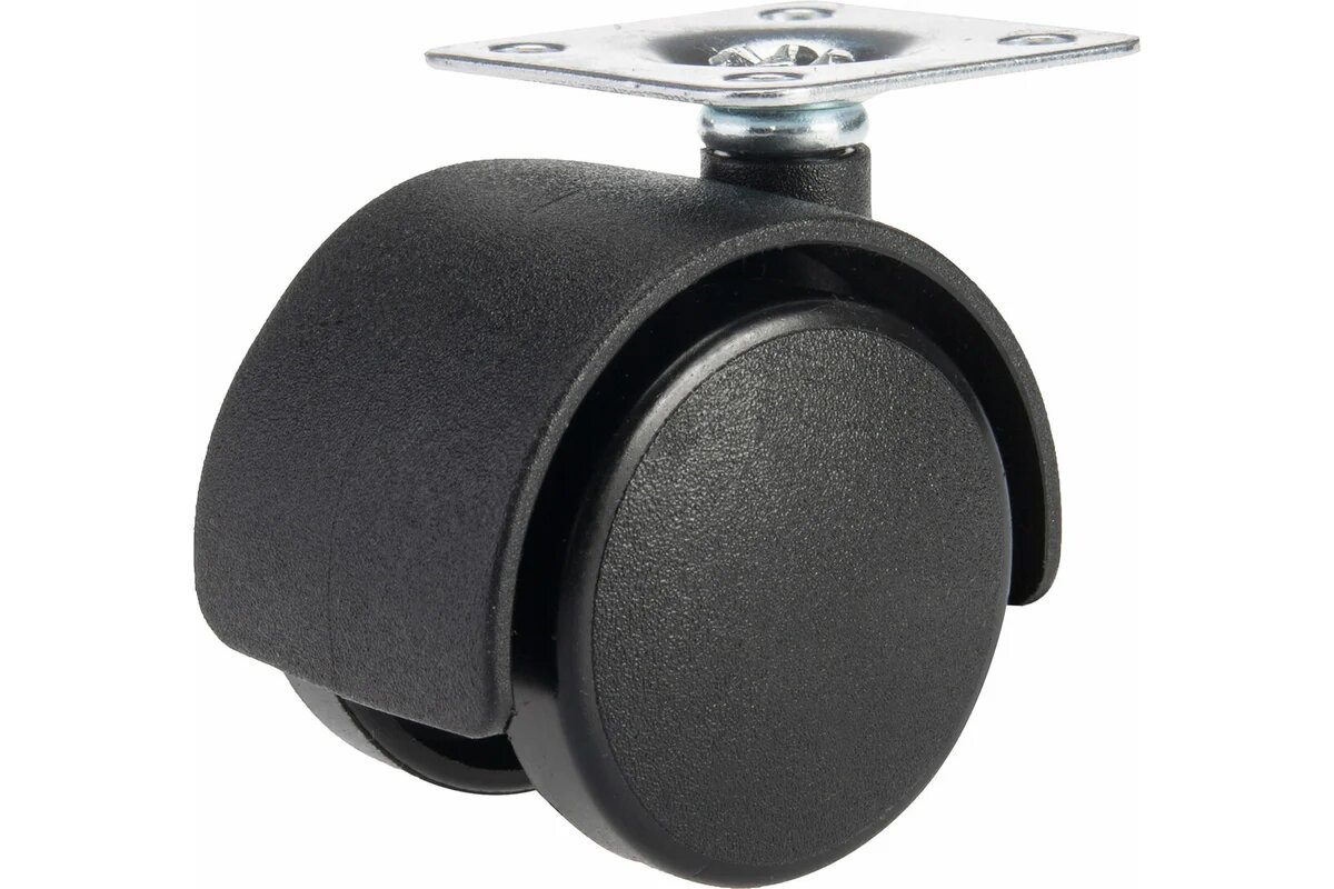 Офисмаг пластиковые колеса для мебели d35 мм комплект 4 шт черные в пакете WBZ 533090