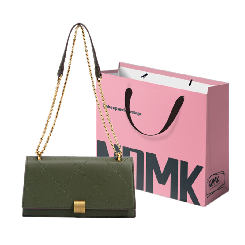 Сумка багет NOMK PU Baguette Bag Chain Small Square Bag