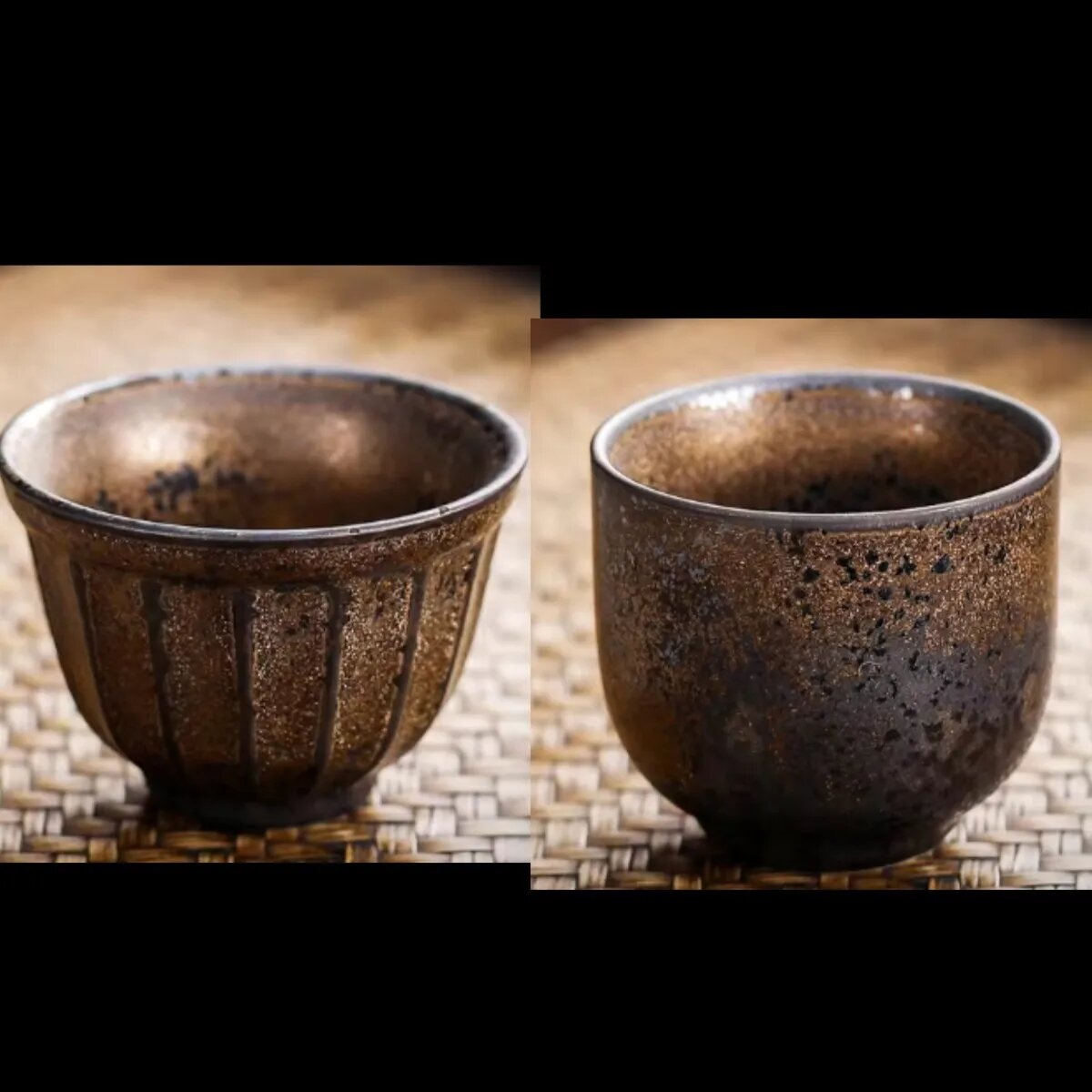 Ретро чашка с железной глазурью