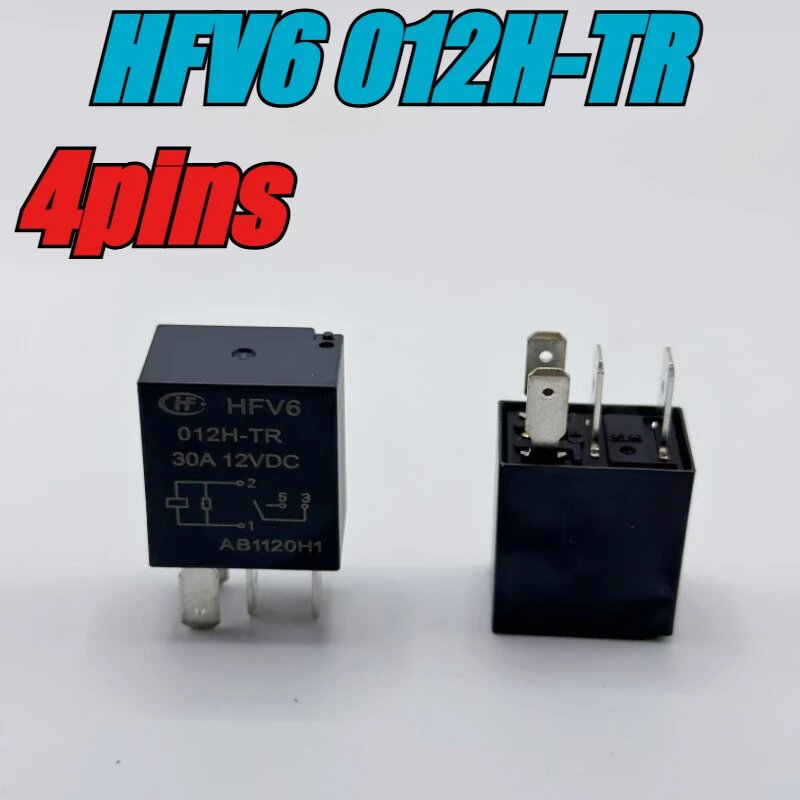 Автомобильное реле HFV6 012H-TR 12В 4 контакта 30А