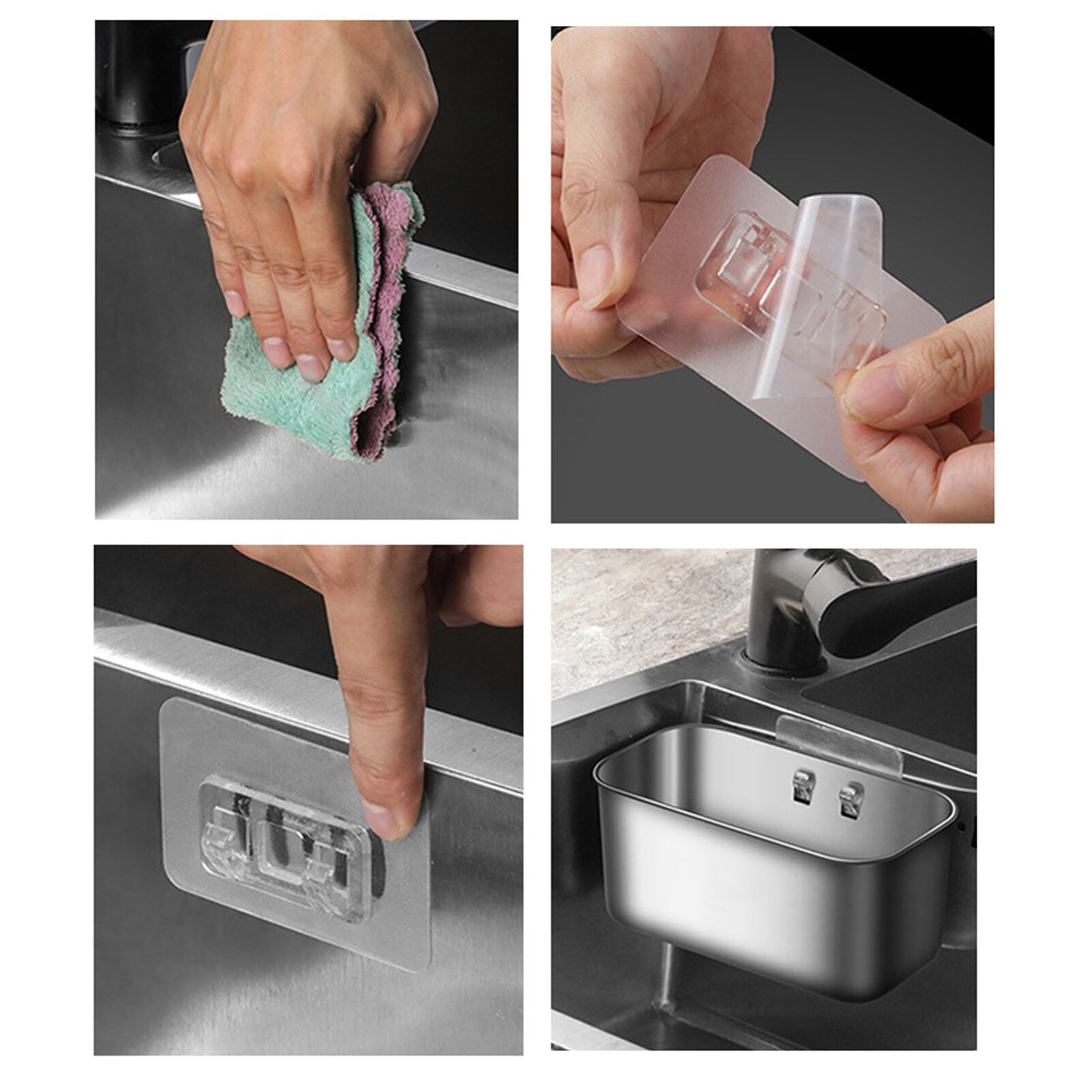 Корзина для слива раковины, корзина для сита для раковины из нержавеющей стали 304, многофункциональные сетчатые фильтры для кухонной мойки для остатков губки