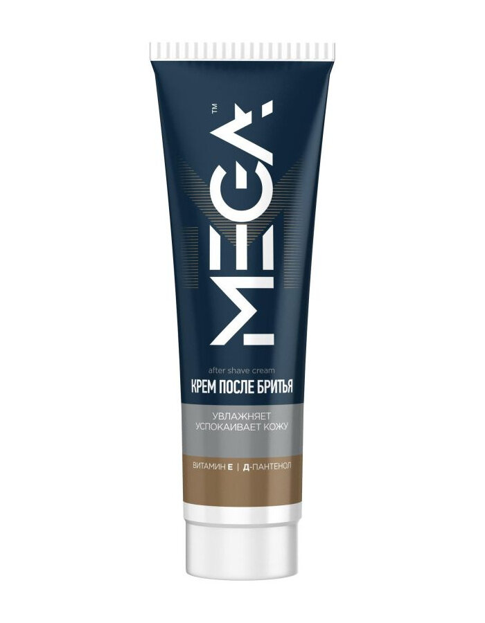 Mega After Shave Cream Крем после бритья "с витамином Е и Д-пантенолом" 80 мл.