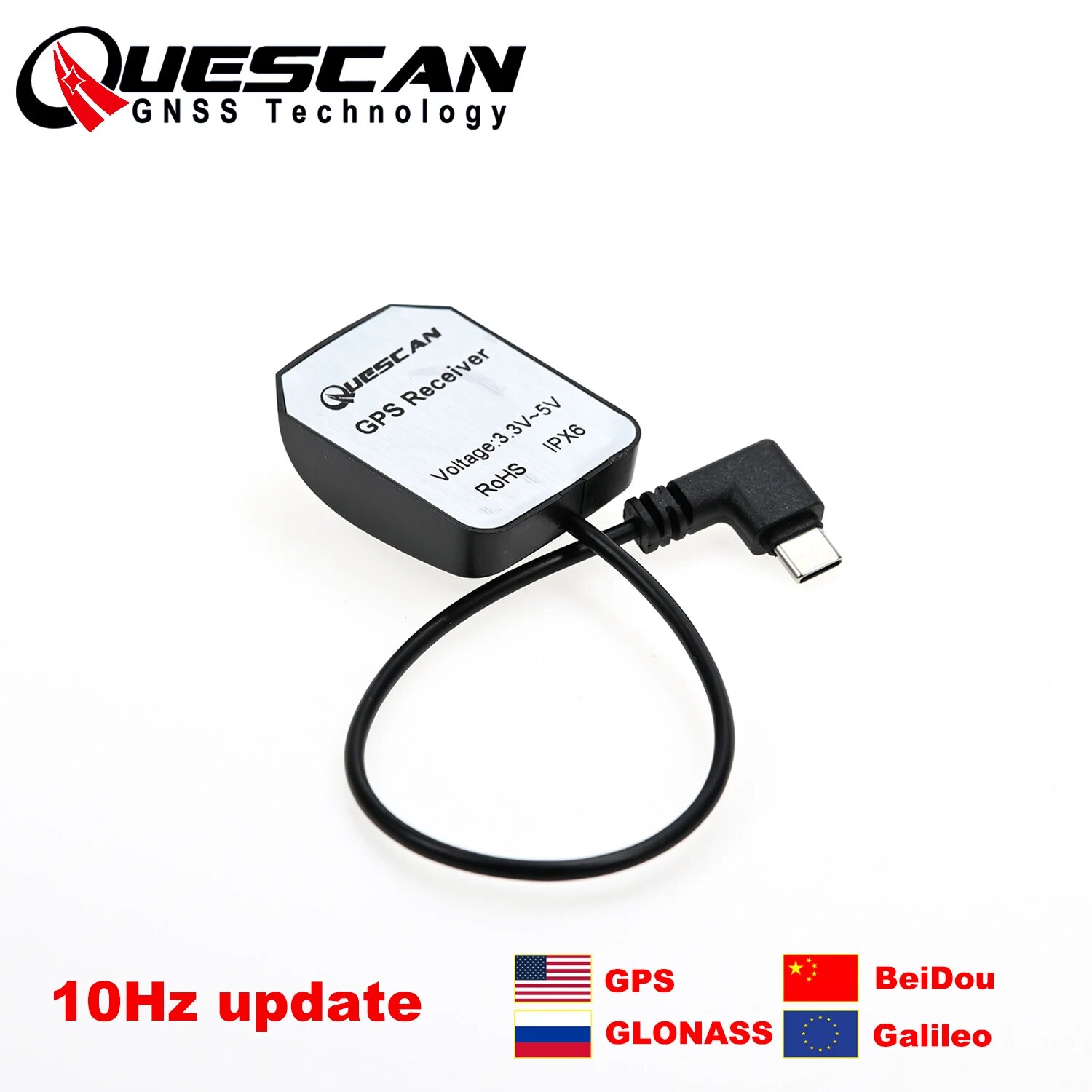 GPS-приемник QU33NC USB Type C UBX M8N 10 Гц