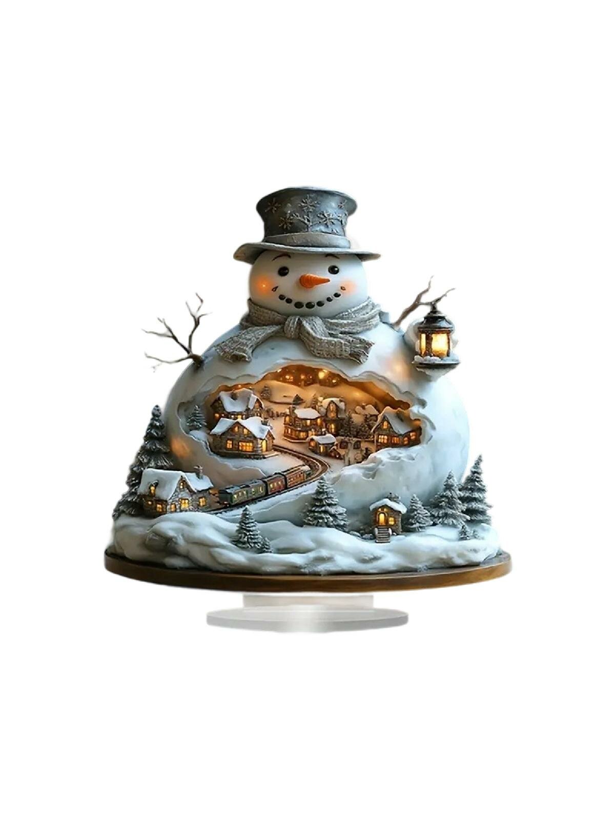 Небьющиеся поделки для подвешивания Санта-Клауса Удобные праздничные декоры для украшения елочных подоконников