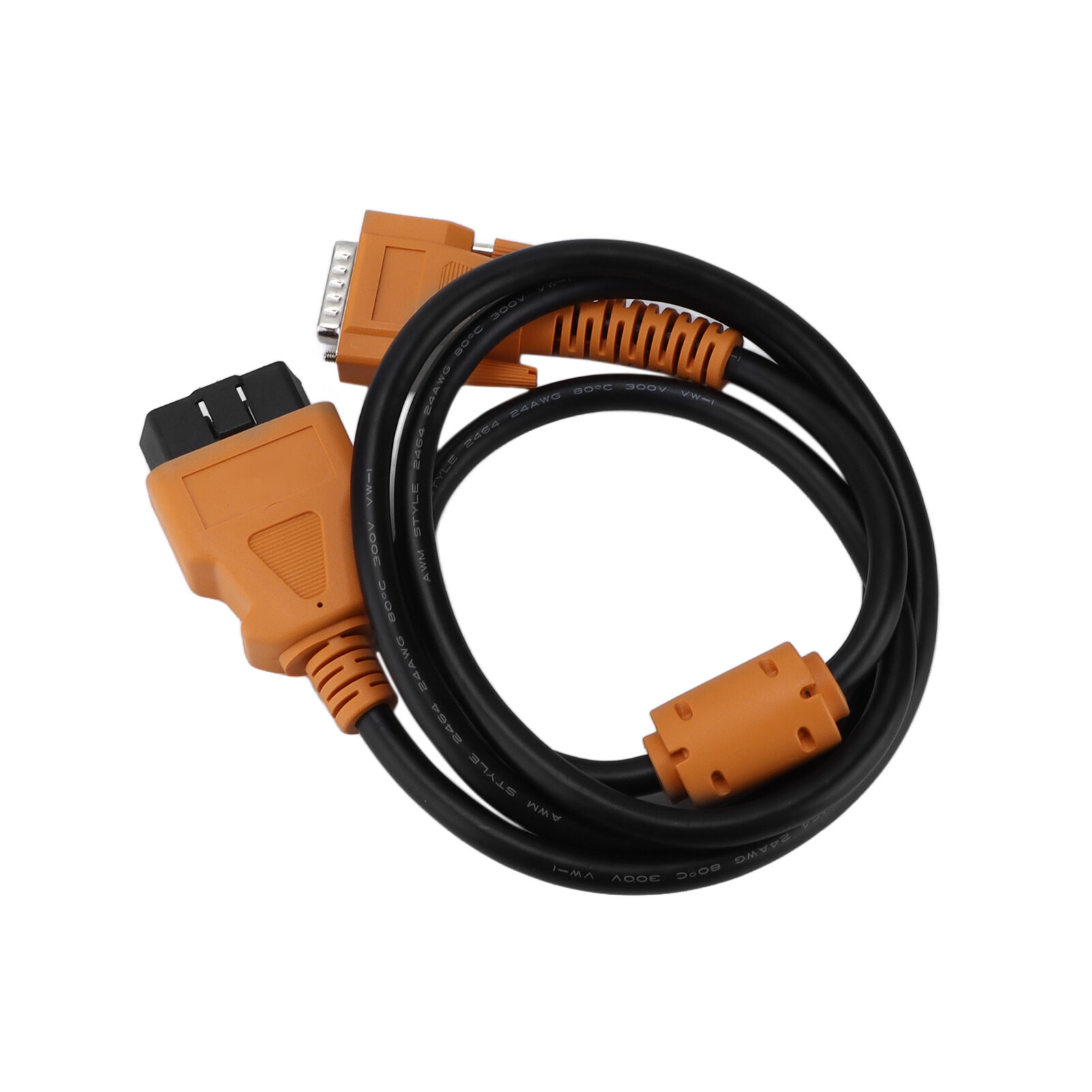 Универсальный удлинительный кабель OBD2 16Pin Male to Female 152 см для диагностики автомобилей