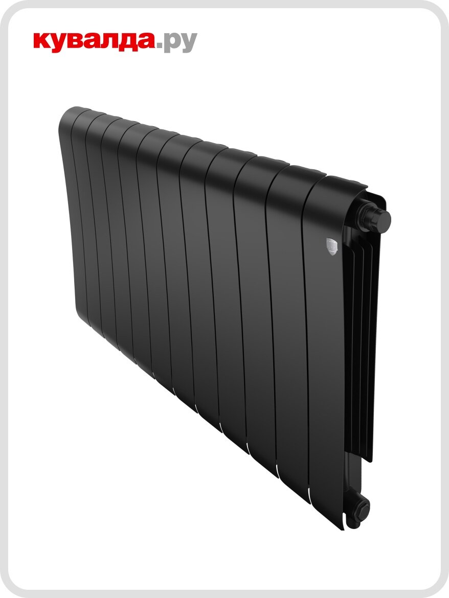 Радиатор отопления ROYAL THERMO Infinity 500 Noir Sable - 12 секц. биметаллический