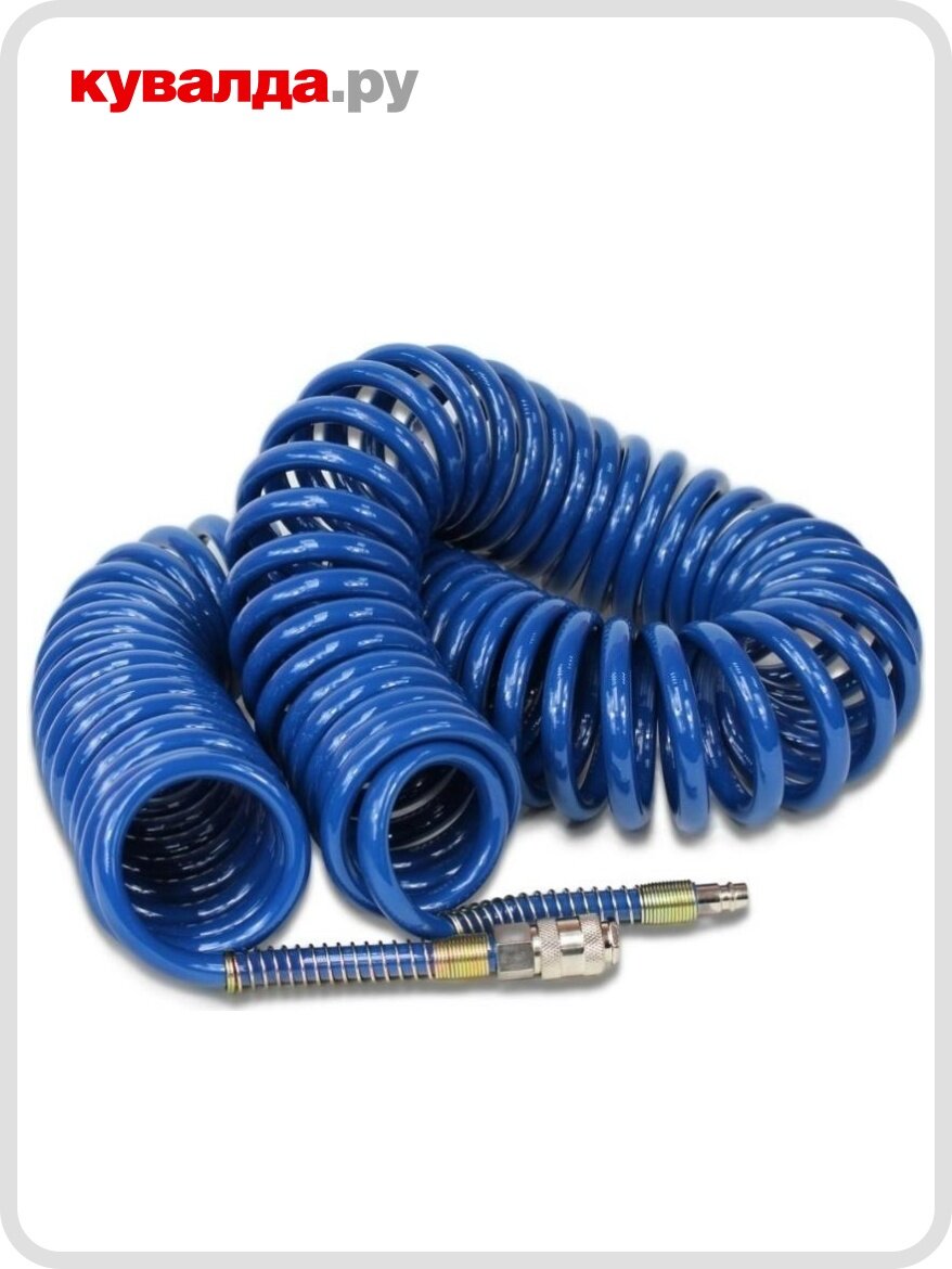 Пневмошланг спиральный Garage PUH85- 8/12 мм, 5 м
