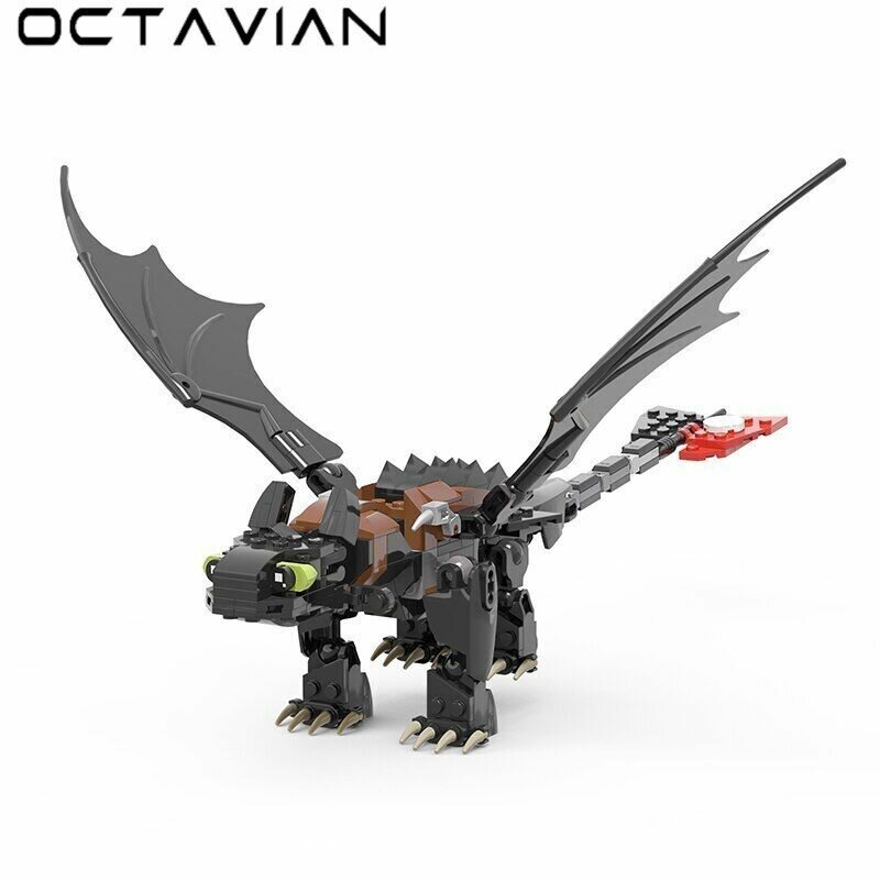 Строительная игрушка Как приручить дракона / How to Train Your Dragon Беззубый фигурка
