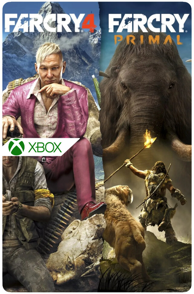 Игра FAR CRY 4 + FAR CRY PRIMAL BUNDLE EDITION для Xbox One/Series X|S (Аргентина), цифровой ключ