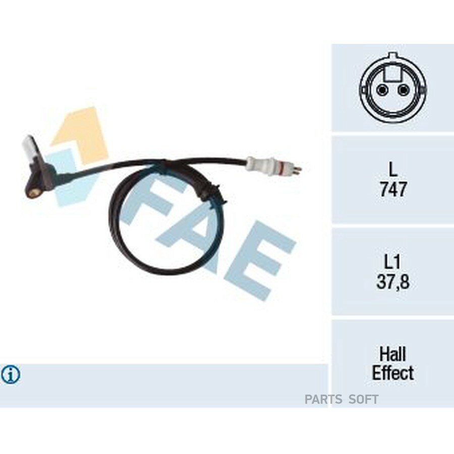 FAE 78413 Датчик ABS ()