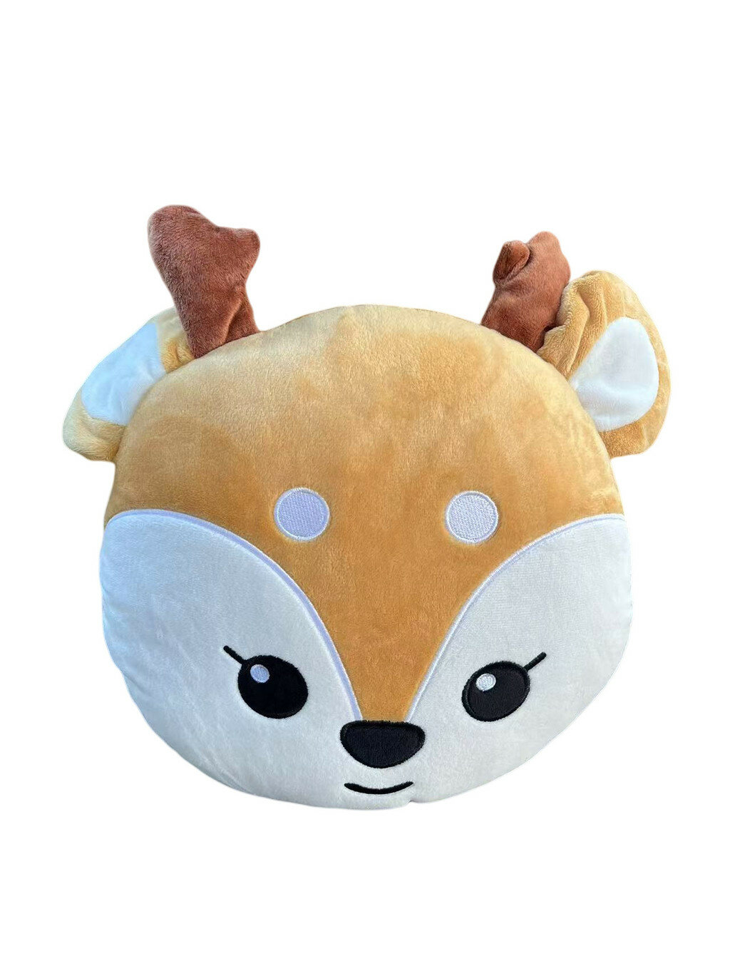 Подушка плюшевая seventeen с дизайном лисенок олененок для детей и подростков