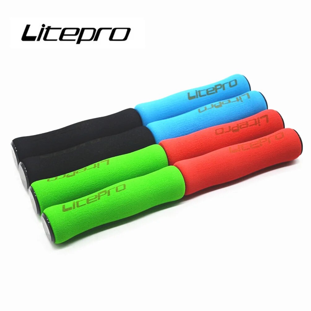 Ручки велосипедные Litepro губчатые red