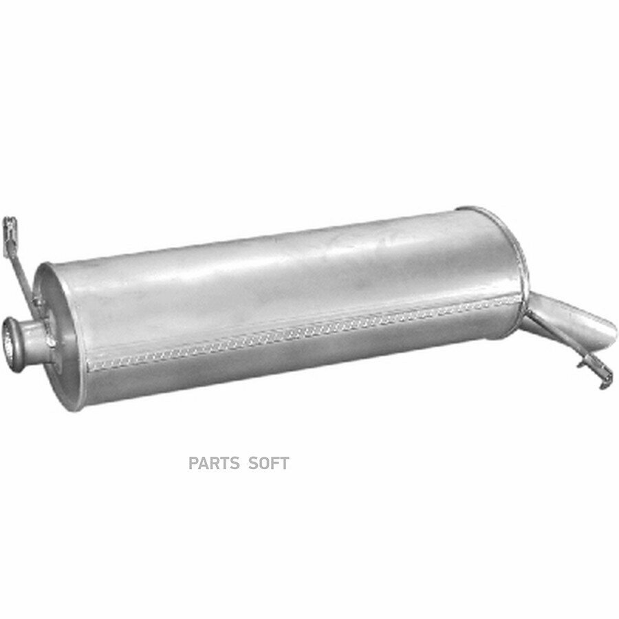 Глушитель PSA C5 -02 1.8I/2.0I/2.0HPI от официального дистрибьютора, EDEX, артикул 04263