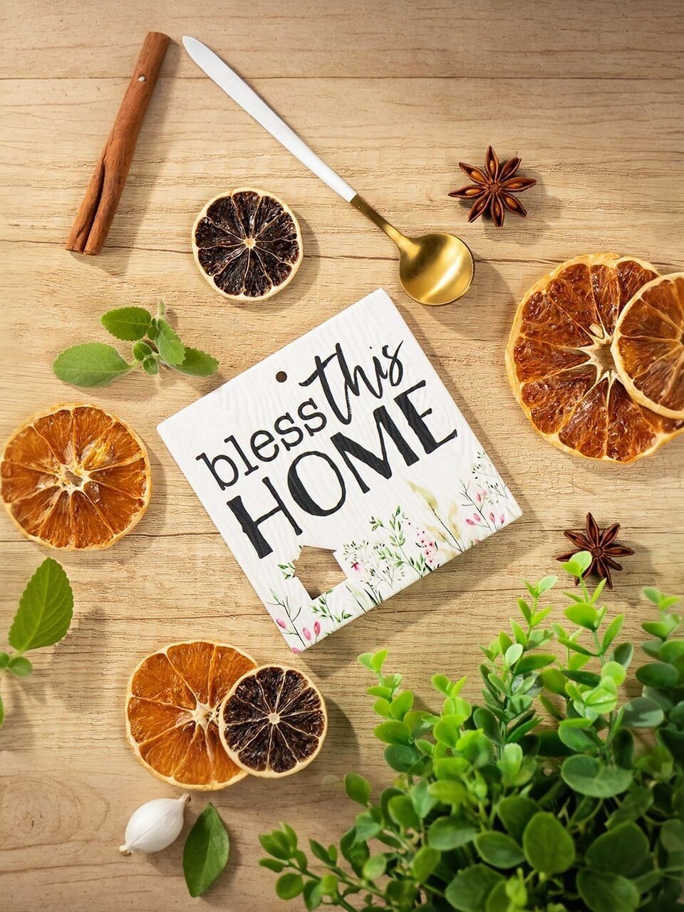 Керамическая подставка под горячее, настольная, 10.8х10.8 см, белая, Китай, Y4-7344