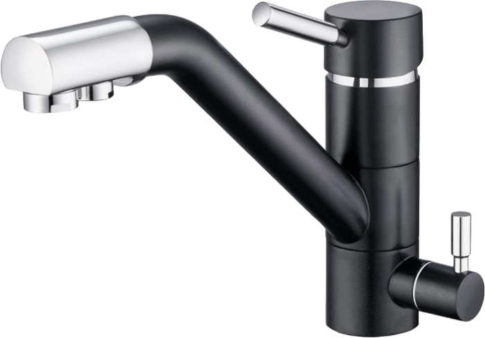 Смеситель для кухни Emar Quartz 3008.12 Оникс