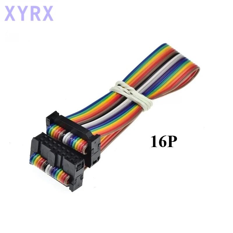 XYRX Цветная линия Fc 2.54 плоская лента Jtag Isp кабель 20cm, 16P