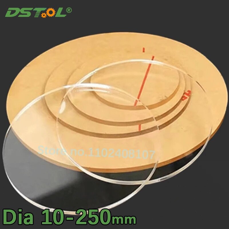 Прозрачные акриловые диски 1-10 мм 60mm(2Pcs), 2mm