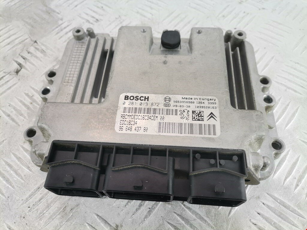 Блок управления двигателем Citroen C3 Picasso 9664843780 арт. 1704281