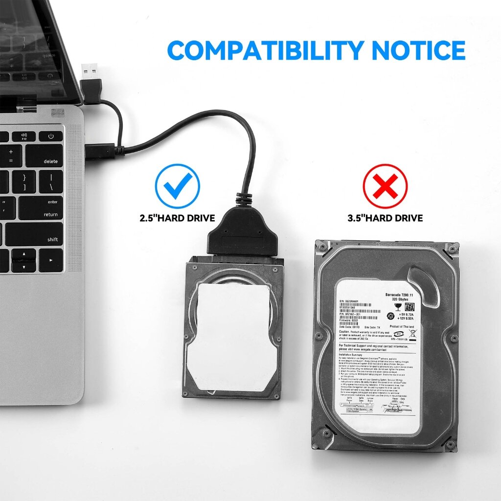 Кабель USB-SATA для HDD 2.5" — фото 1