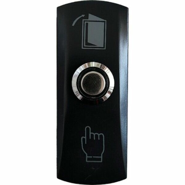 Кнопка Optimus 'Выход' NO/NC (металл) черная Кнопка выхода