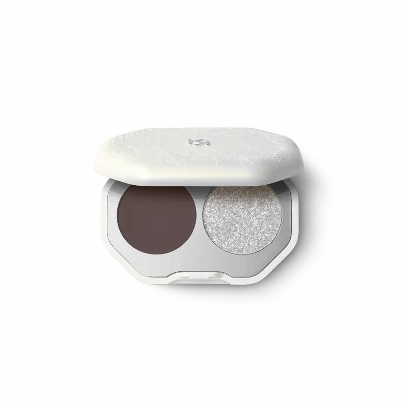 KIKO snow-kissed holiday mountain twins eyeshadow Тени оттенок 04 Taupe Treasure