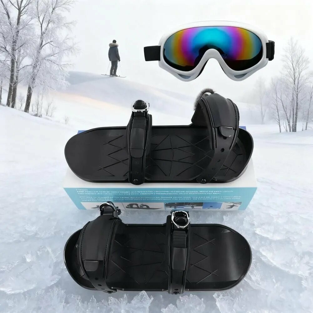 Лыжные ботинки "Mini" For_Title, для мальчиков, девочек, комбинированное катание, черный