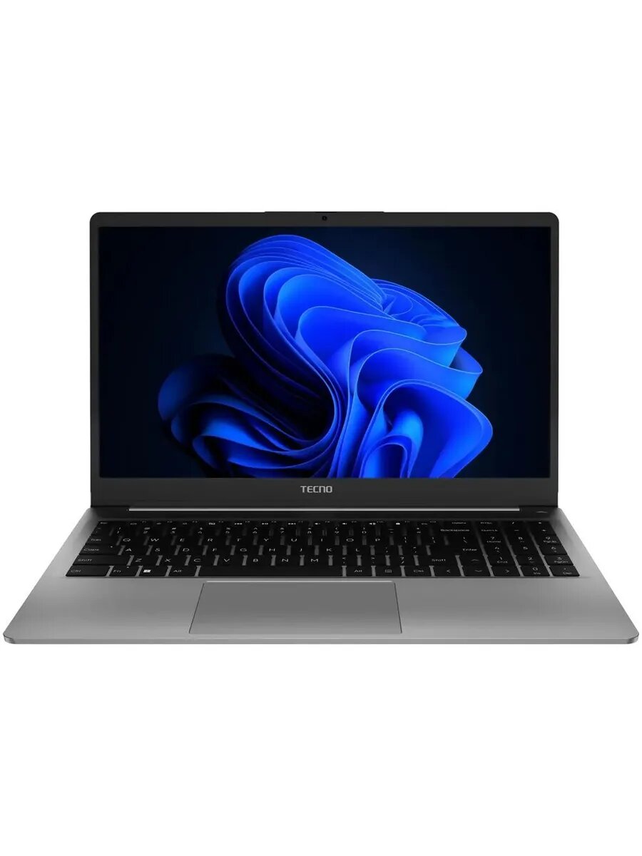 Ноутбук Tecno MegaBook K15SRA (71003300513) 15.6"/i5 13420H/16Gb/SSD1Tb/Intel UHD/W11H/серый