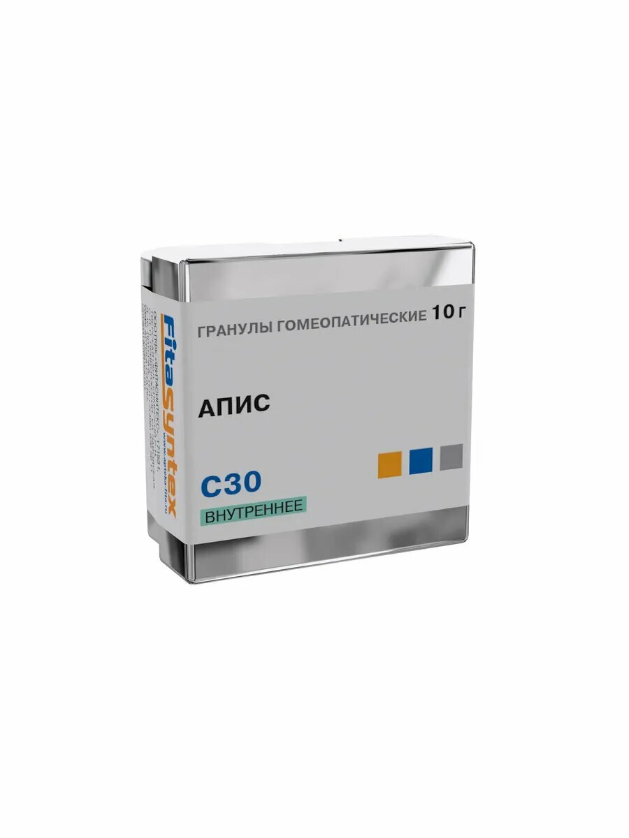 Апис С30, гранулы гомеопатические моно, 10 грамм , Фитасинтекс
