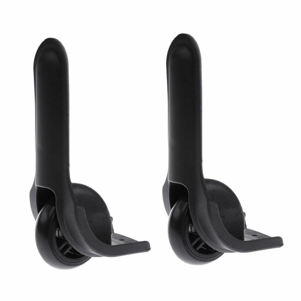 Запасные колеса для чемодана, поворотные, 70 мм, из ПВХ, ПП и нейлона, износостойкие, для ремонта багажа