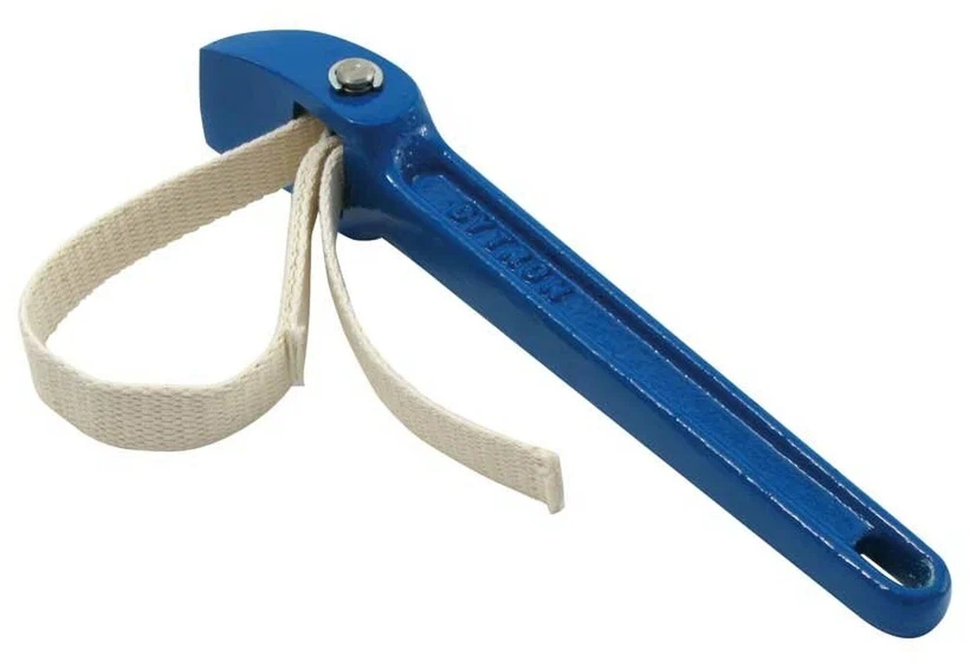 Ключ трубный DYTRON, ременной, фрикционный, 16-125 мм, синий/белый