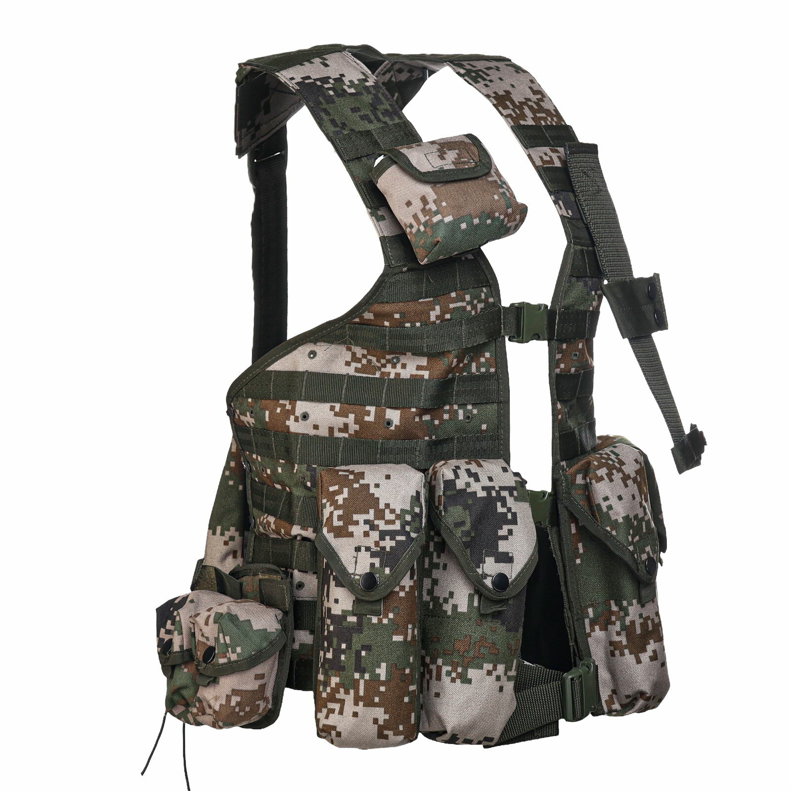 Жилет разгрузочный, тактический, цвет камуфляж, вид: разгрузочные жилеты