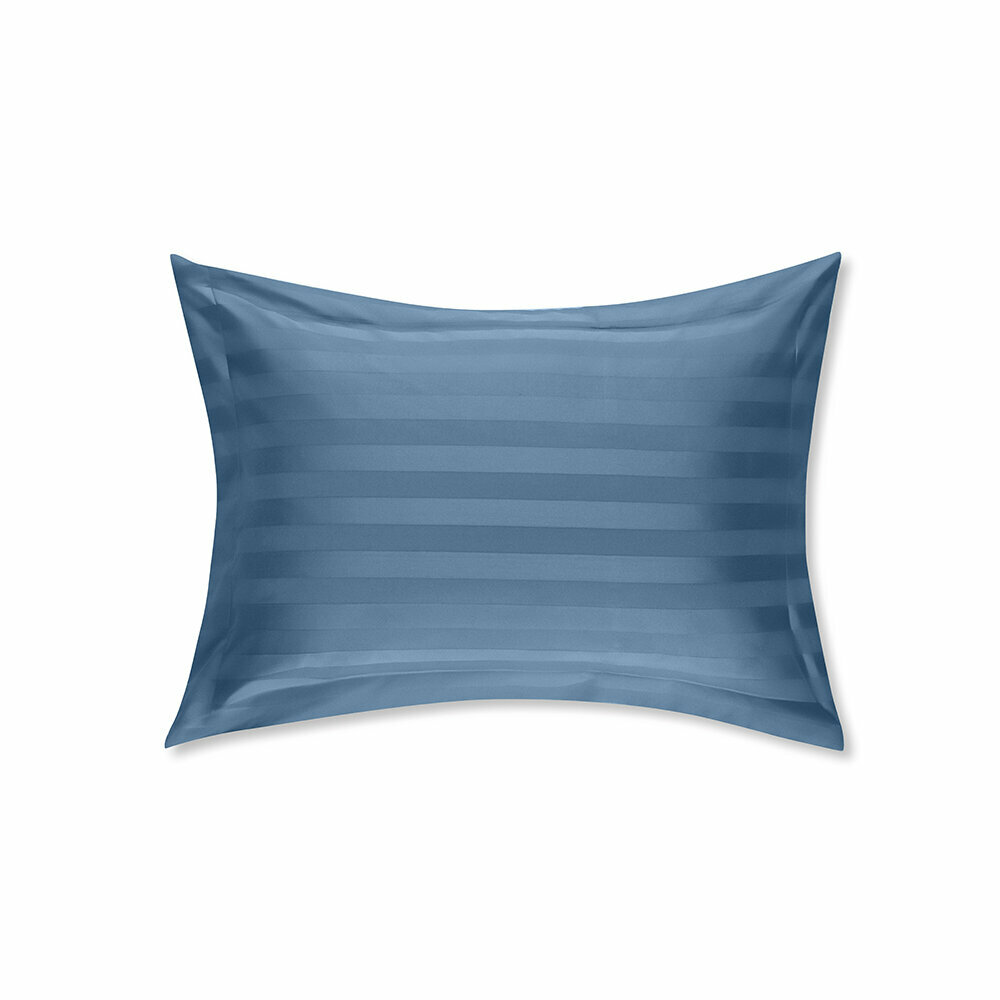 Комплект наволочек Askona (Аскона) Comfort Stripe 3*3 2.0 50х70 - 2шт, Синий лед