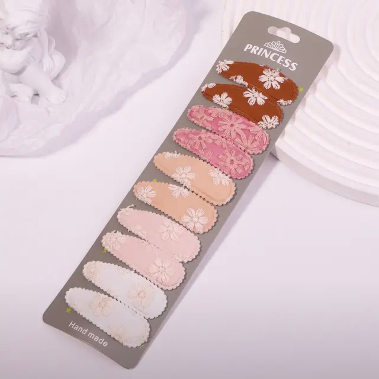 Набор милых и нежных разноцветных заколок клик - клак для девочек и девушек