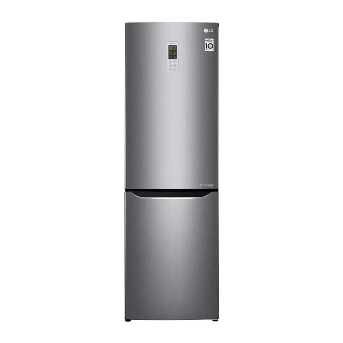 Холодильник LG GA-B419SLGL, 302 л, No Frost, 9.3 кг/сутки, инверторный, серый