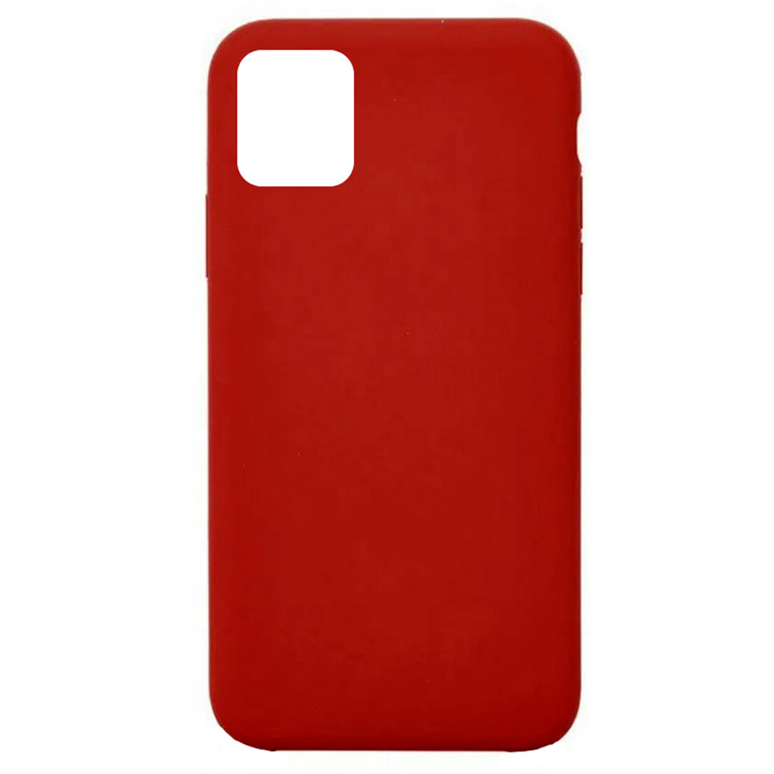 Чехол - накладка для iPhone 11, Silicon Case, без лого, бордовый
