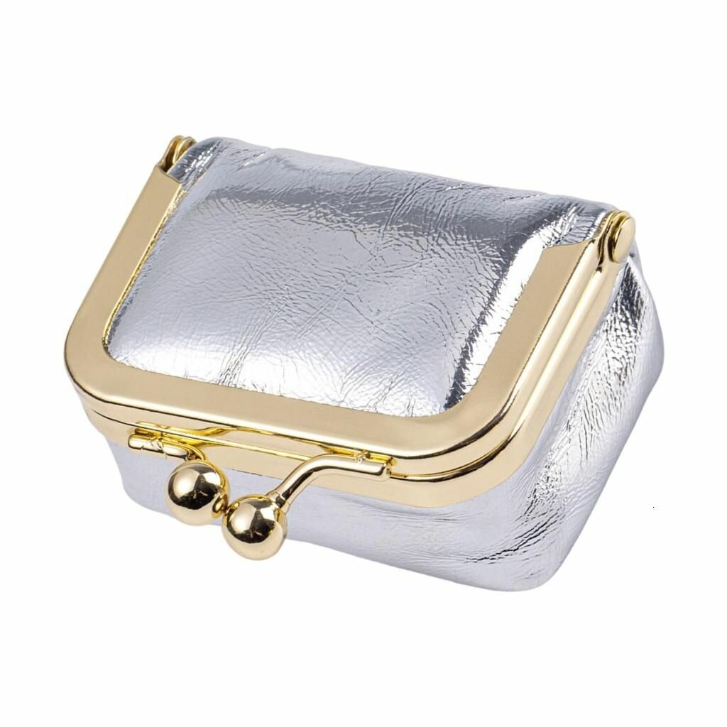 Крючок декоративный для украшений, Кожаная шкатулка для хранения ювелирных изделий-серебристая-без цепочки