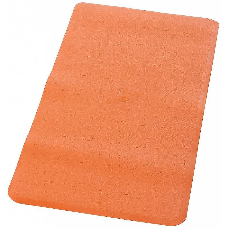 Коврик противоскользящий Ridder Basic, для ванной комнаты, оранжевый, 36x71 см