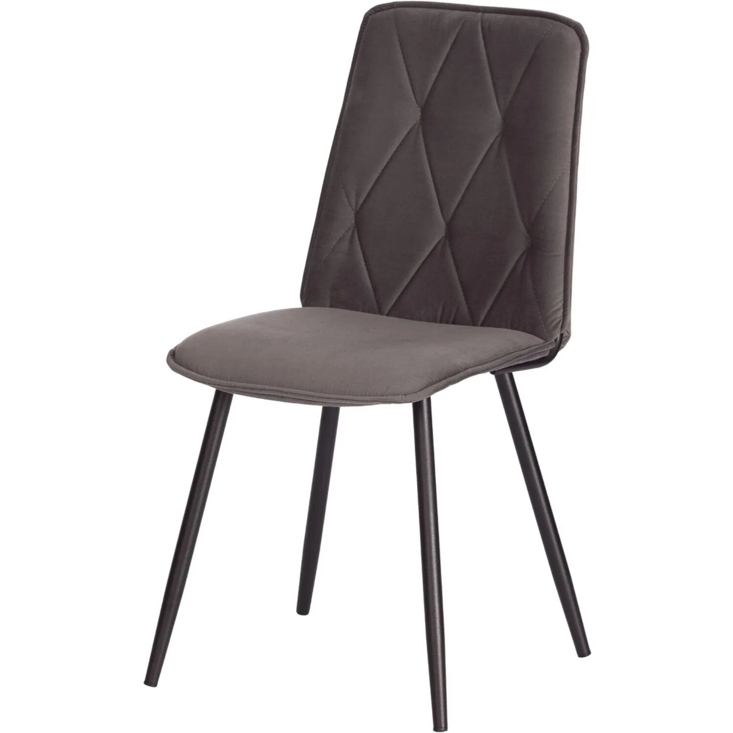 Стул Комус Мебель FRANK велюр, 47х54х86, серый