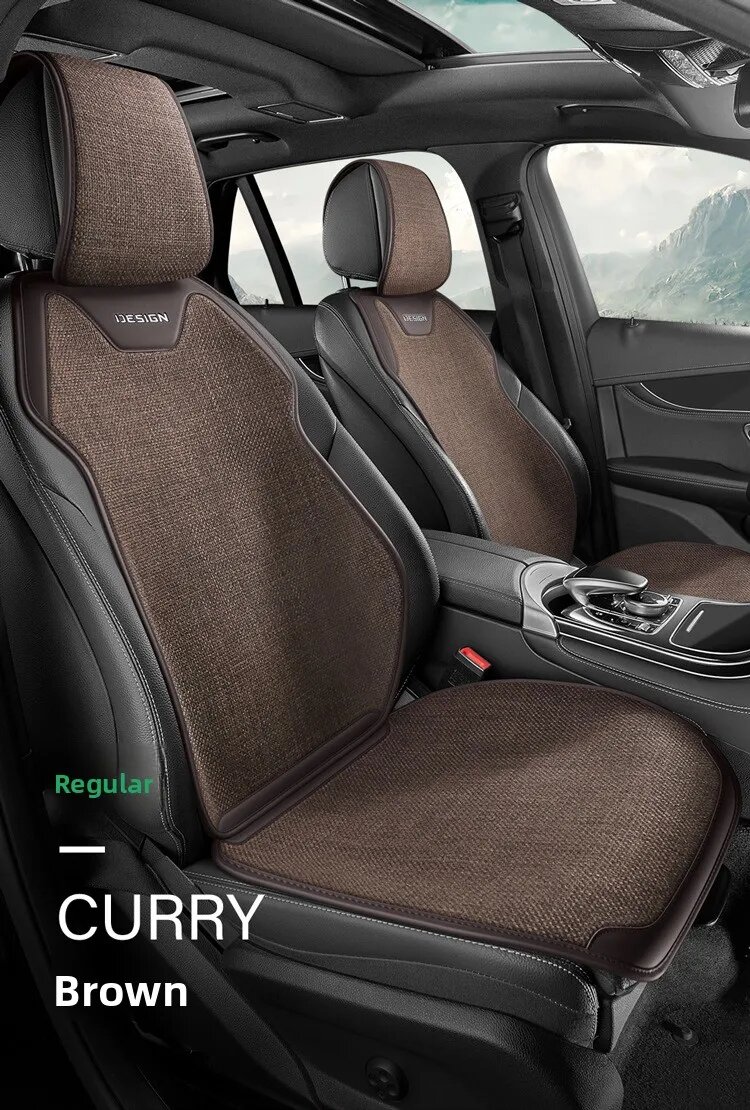 Чехлы на сиденья Curry Brown, 2pc split brow seat