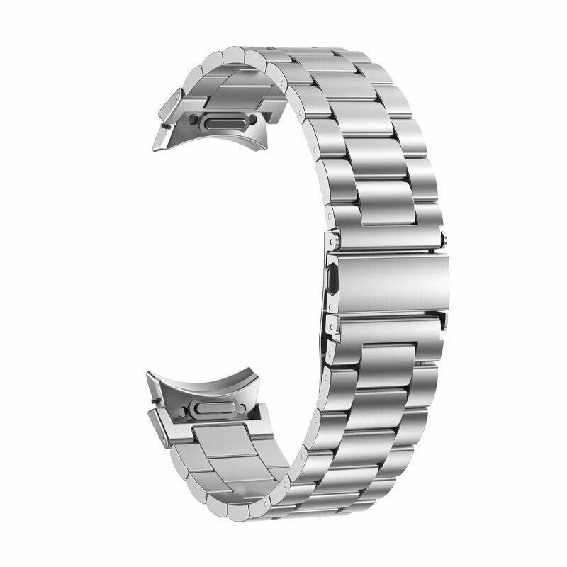 Металлический ремешок для Samsung Galaxy Watch 6 4 Classic 47mm 43mm / 46mm 42mm / 40mm 44mm, Сменный браслет для Galaxy Watch 5 Pro 45mm (щелчком, Быстрая установка)