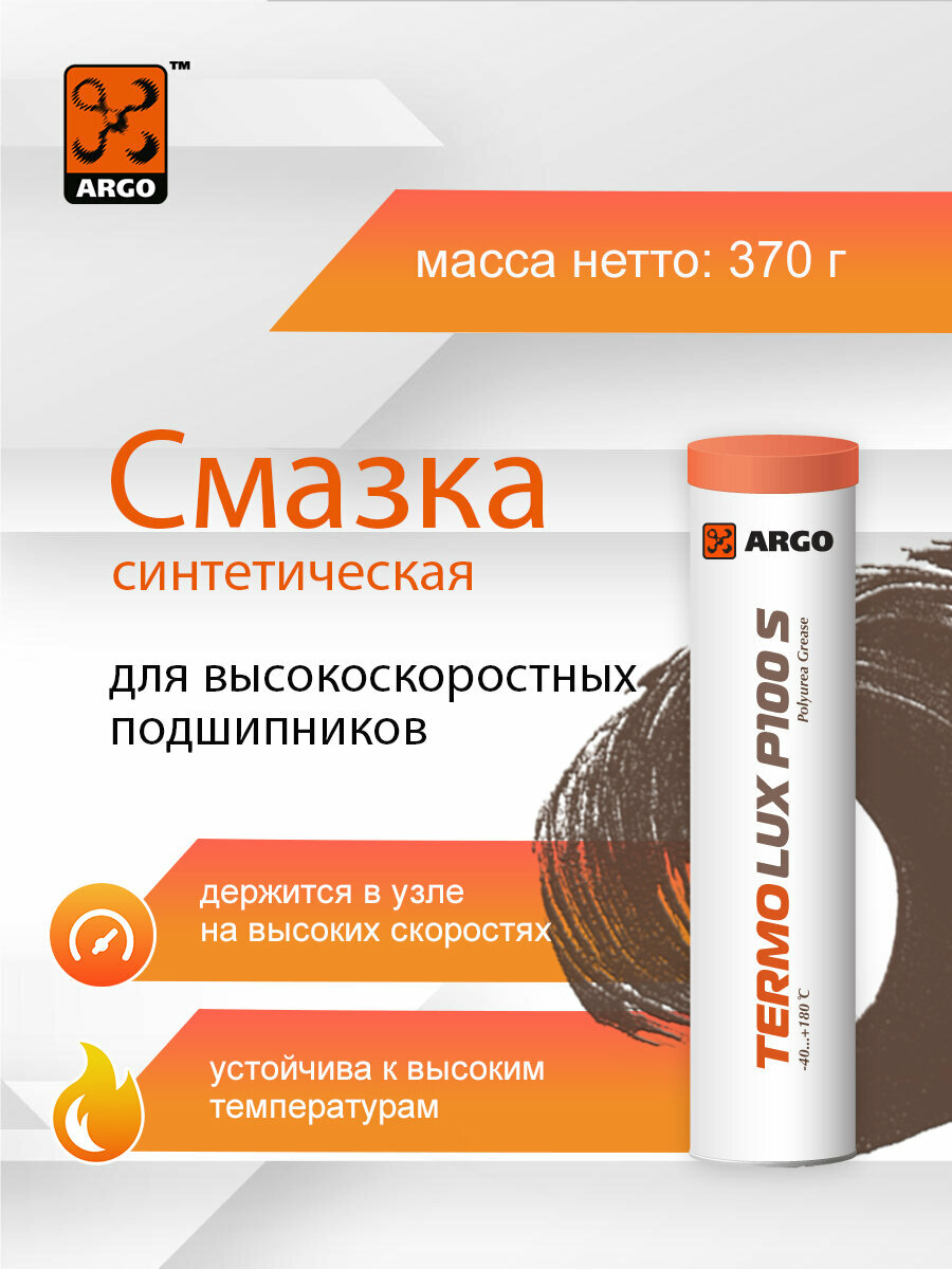 Термостойкая долговечная смазка с полимочевиной TermoLux P100 S туба