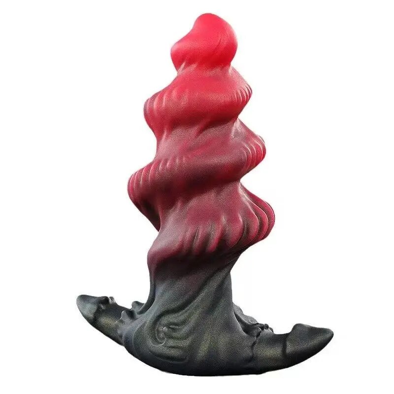 Мягкий силиконовый фаллоимитатор с яйцом акулы, гибкий фаллоимитатор, носимый анальный штекер для M