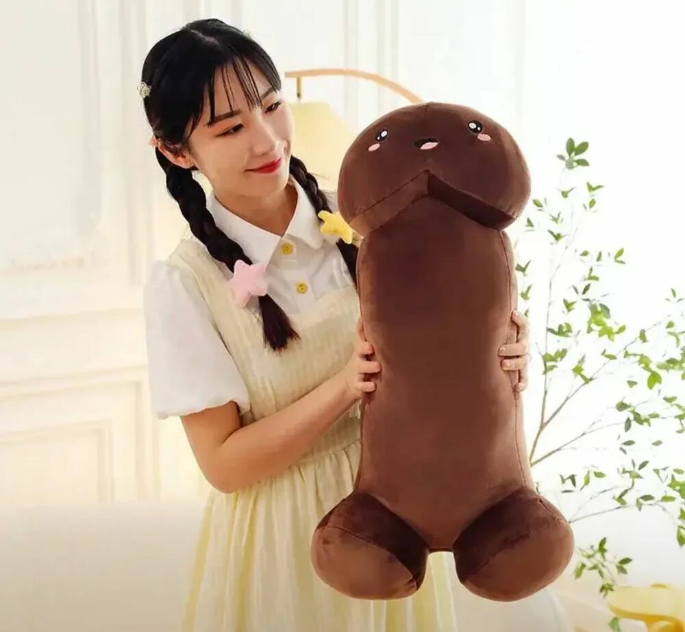 Плюшевый Член игрушка мягкий Пенис / 30 см /подарок для взрослых