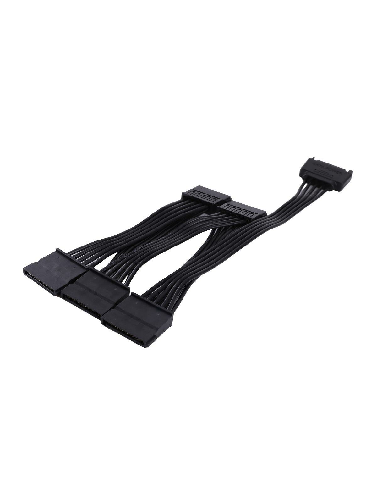 18AWG Sata 15PIN Extension Cable 15Pin to 1 2 3 4 5 Splitter for Game Computer Hard Disks Power Supply