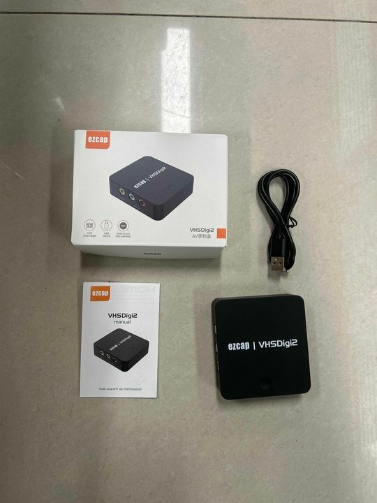 Ezcap181P AV Recorder Video Capture Box, Audio Recording Input HD Out Out, Convert Analog to Digital from VHS VCR DVD Player Camcorder Game Console