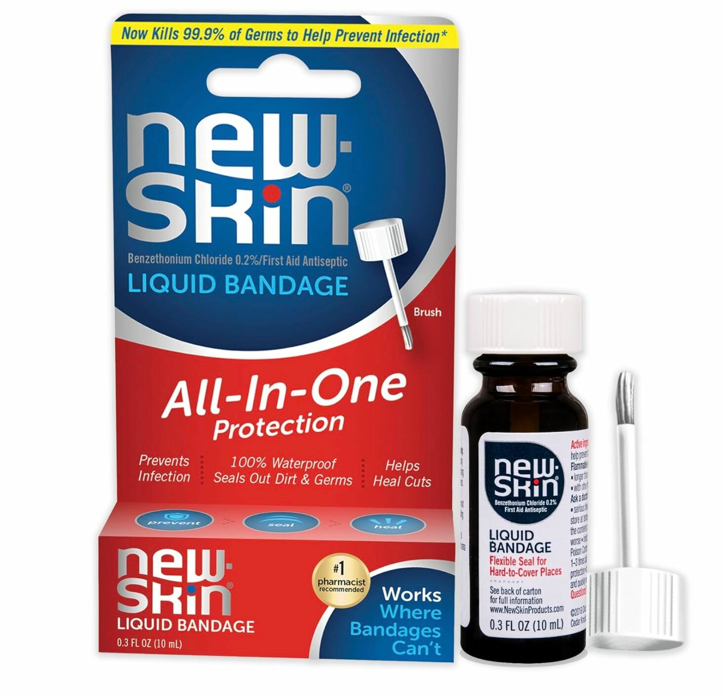 Средство косметическое New Skin для защиты от мелких порезов и царапин