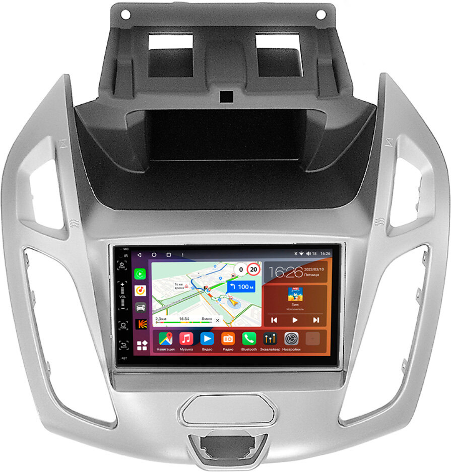 Штатная магнитола Ford Tourneo Connect 2, Transit Connect 2 2012-2018 Canbox H-Line 5513-RP-11-618-485 Android 10 (4G-SIM, 4/64, DSP, IPS)