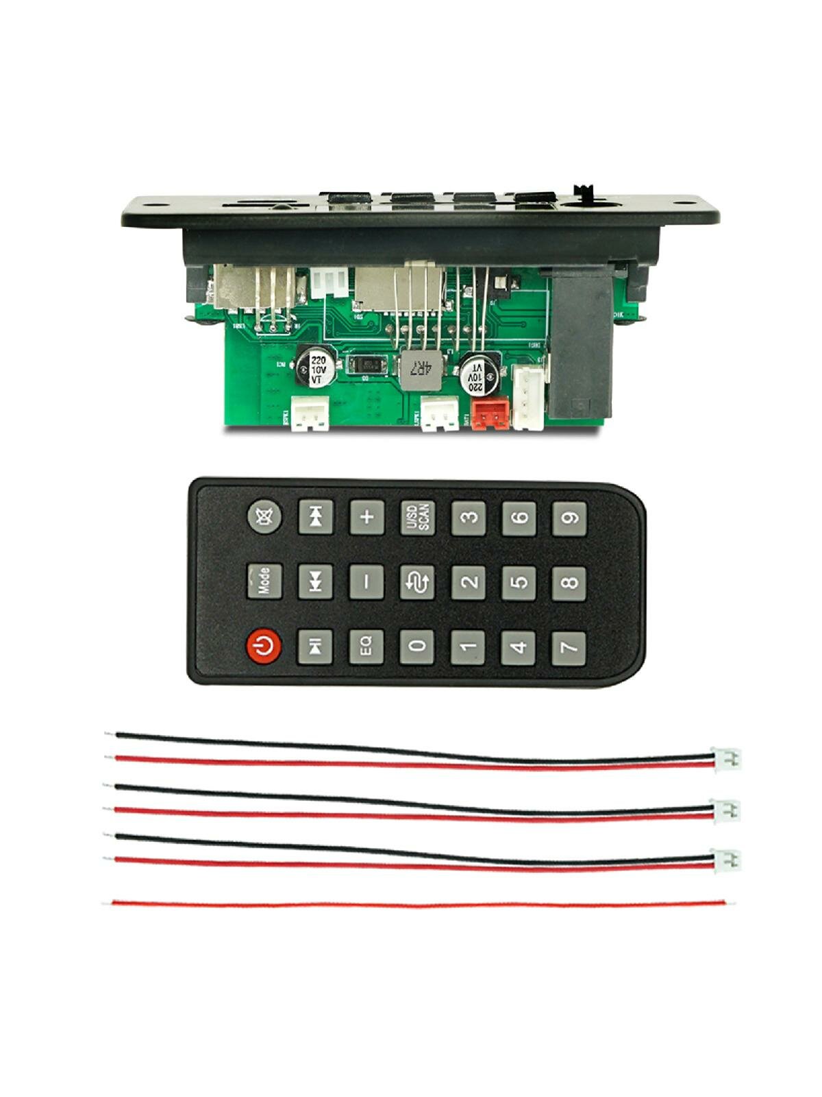 Модуль декодирования Bluetooth-совместимый автомобильный MP3-плеер USB модуль записи