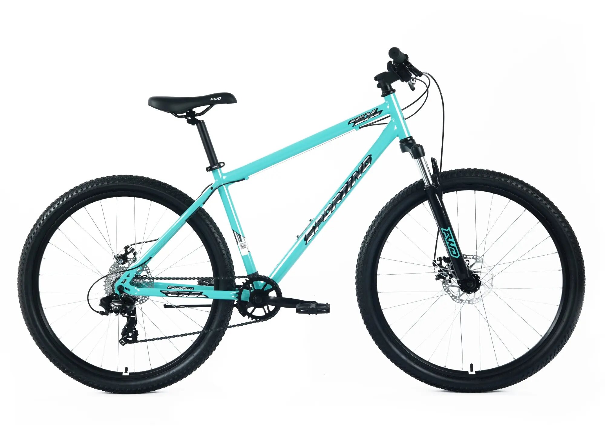 Велосипед FORWARD SPORTING SX 29 (8ск, 17") 2025, мятный/бежевый