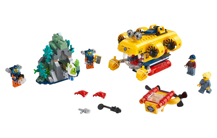 LEGO City Ocean Exploration Submersible Creative Plastic Building Blocks 0 300pcs 60264 null